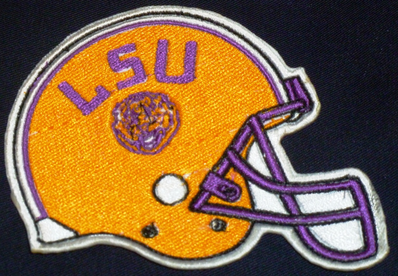 LSU Tigers Logo, Helmet,Icon, Classic Logo Iron On Patch - College-NCAA