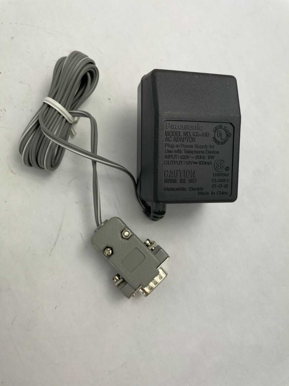 Genuine Panasonic KX-A10 Output 12 V 100 mA Power Supply Adapter A71 ...