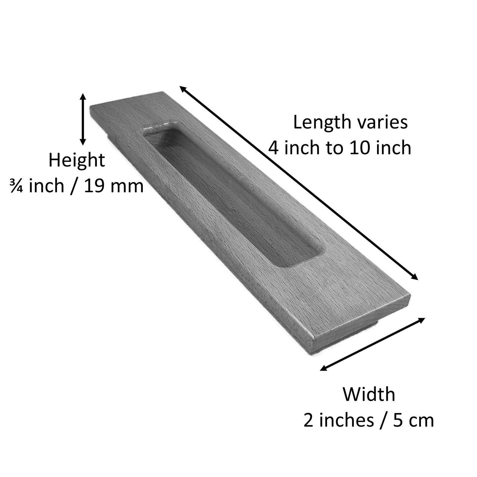 Wooden recessed door handle, closet handle, and 36 similar items
