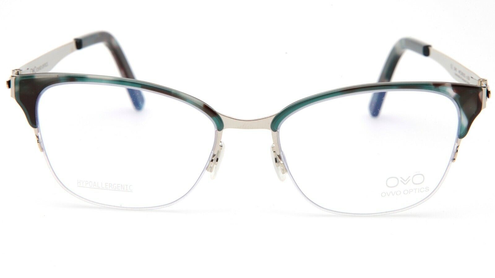 NEW OVVO OPTICS 3941 c63B Green EYEGLASSES FRAME 49-18-125mm B38mm ...