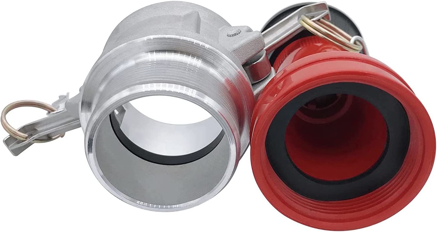 Happy Tree 2" NPSH Industrial Fire Hose Nozzle With Aluminum Camlock Fitting - Yard, Garden ...