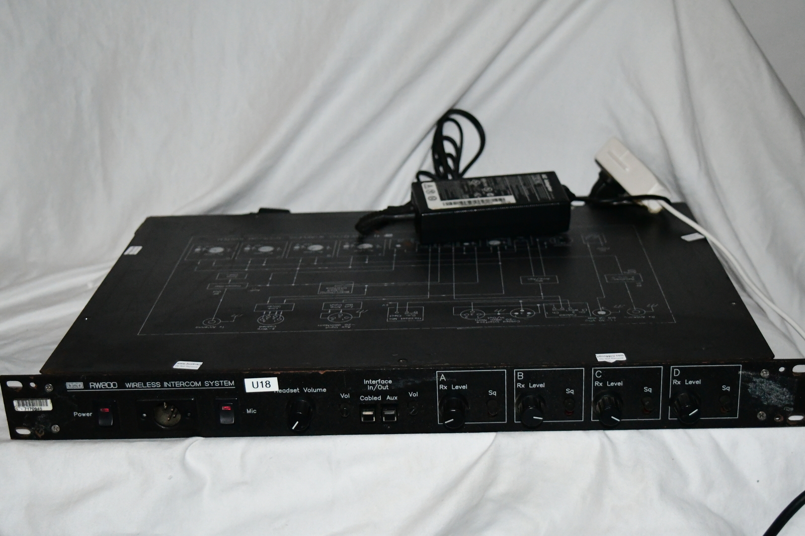 HME Wireless RW800 Belt-Pac 800 Intercom system rack module only 515b3 ...