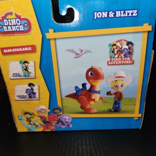 New in box Jazwares Dino Ranch Jon and Blitz 2-Pack Action Figure Toy ...
