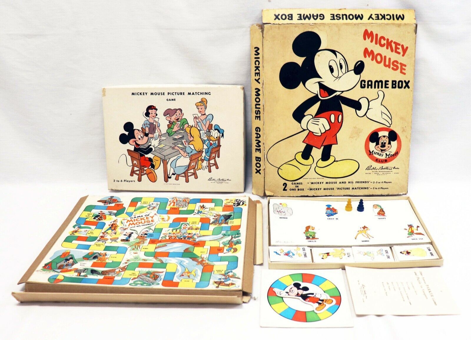 ORIGINAL Vintage 1953 Disney Mickey Mouse Game Box Board Game - Vintage ...