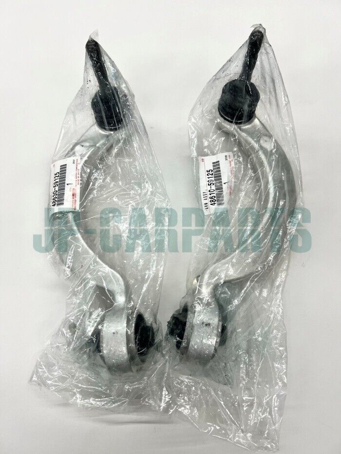 GENUINE TOYOTA FRONT SUSPENSION UPPER ARM ASSY SET 48610-59125 & 48630 ...