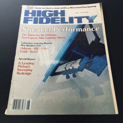 VTG High Fidelity Magazine June 1978 - A Leading Pickup's Sweeping Redesign - Magazines