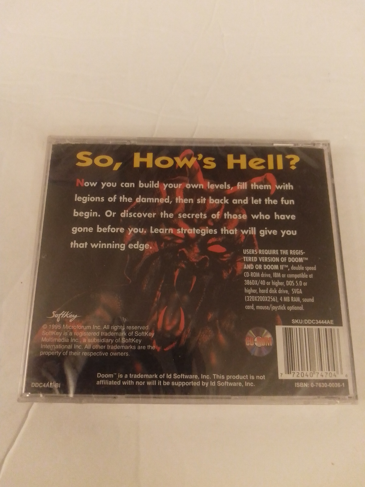 The Ultimate Add On Collection for Doom/Doom II CD-ROM For DOS 5.0 & Up ...