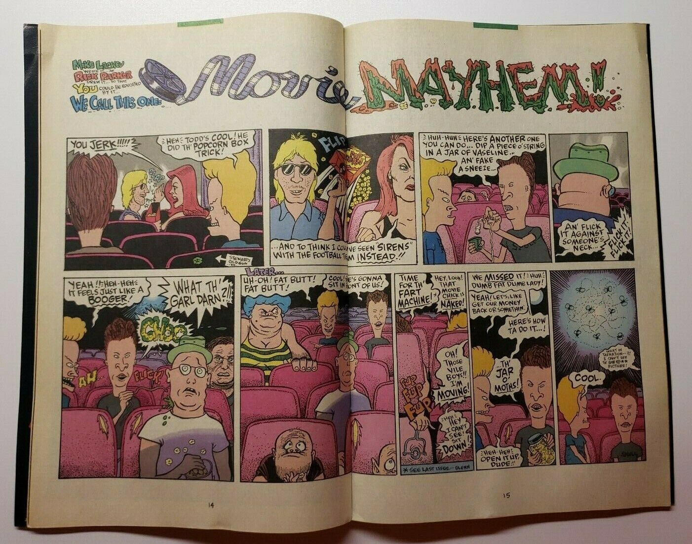 Beavis and Butthead July 1994 Vol 1 #5 Marvel Comics MTV Field Day M ...