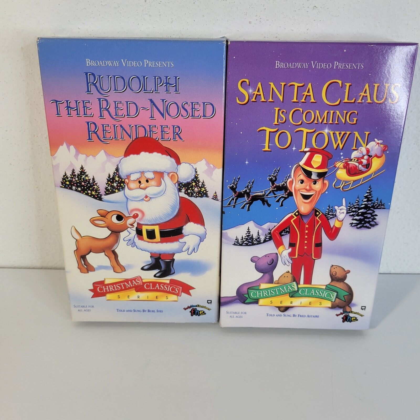 Christmas Classic Series Rudolph The Red Nosed Reindeer & Santa Claus ...