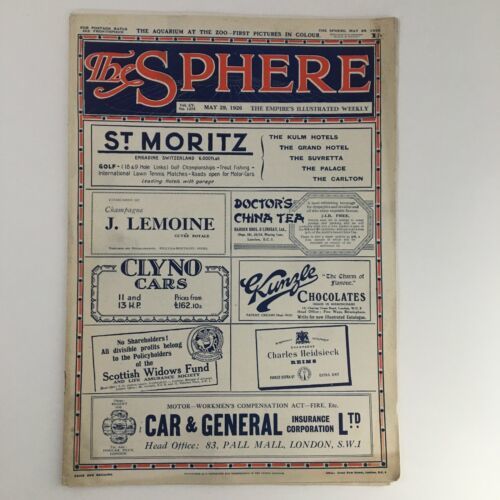 The Sphere Newspaper May 29 1926 Commander RE Byrd 1st Man to Fly at ...