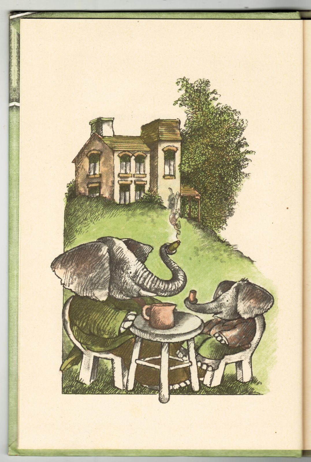 1981 I CAN READ Weekly Reader Uncle Elephant Arnold Lobel HC Book - Books & Magazines