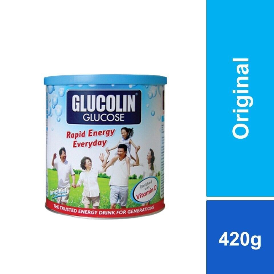Glucolin Glucose Powder (ORIGINAL FLAVOUR) 420G Instant Energy ...