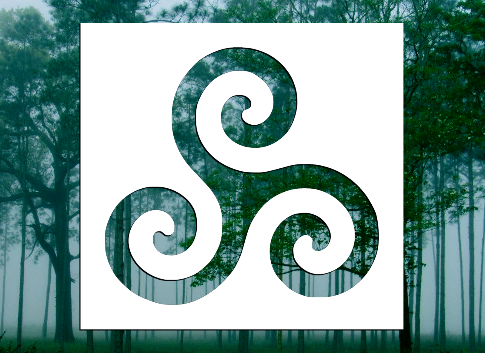 Triskele Stencil (Many Sizes) - Stencils & Templates