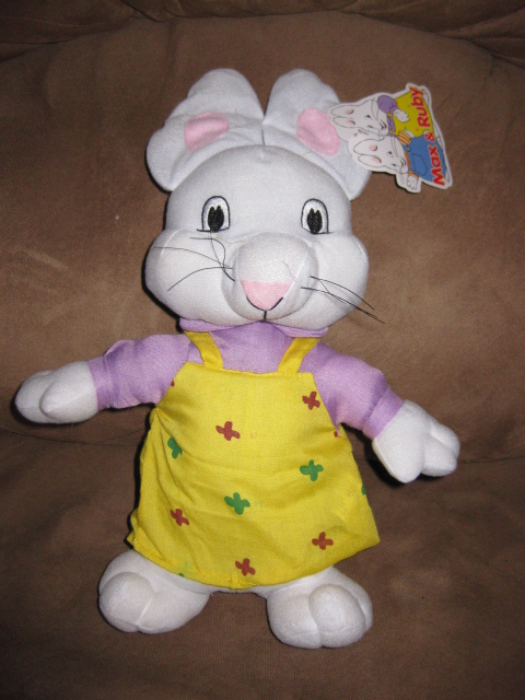 RUBY from MAX RUBY Brand New Licensed Plush Stuffed Animal Tags 14 ...
