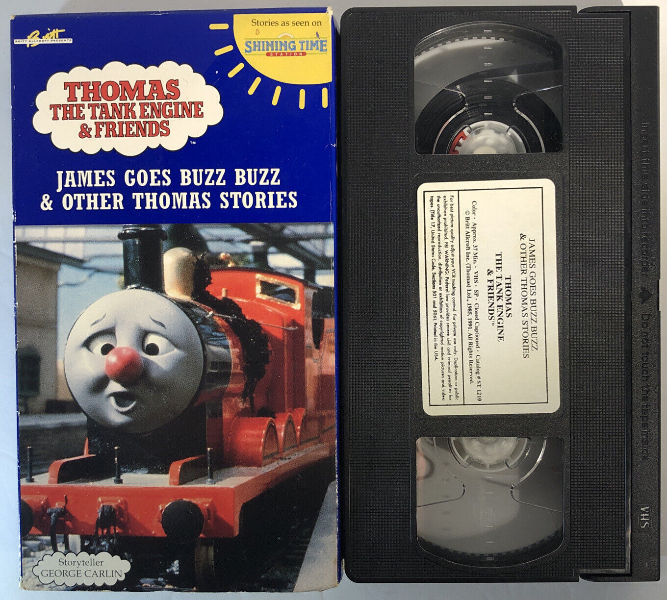 Thomas Tank Engine & Friends James Goes Buzz Buzz(VHS 1991)Like New ...