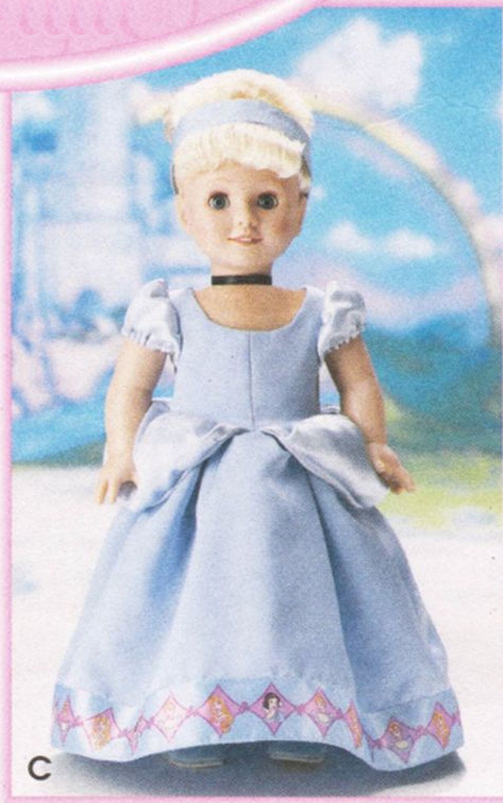 Disney Princess 18" Doll Belle Ariel Cinderella Snow White Costumes Sew ...