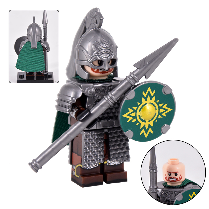 LOTR Custom Heavy Armored Rohan Royal Guards Assortment 8 Minifigures ...