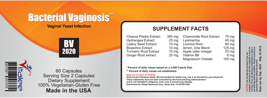 BV-Bacterial Vaginosis and Balanitis Thrush Infection Relief (Capsule ...