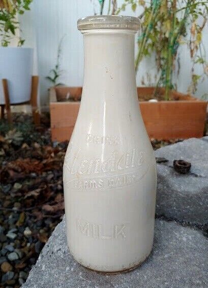 1943 Vintage Glendale Farms Dairy Milk Bottle Lakewood NJ Embossed 1 ... 1943 Vintage Glendale Farms Dairy Milk Bottle Lakewood NJ Embossed 1 ...