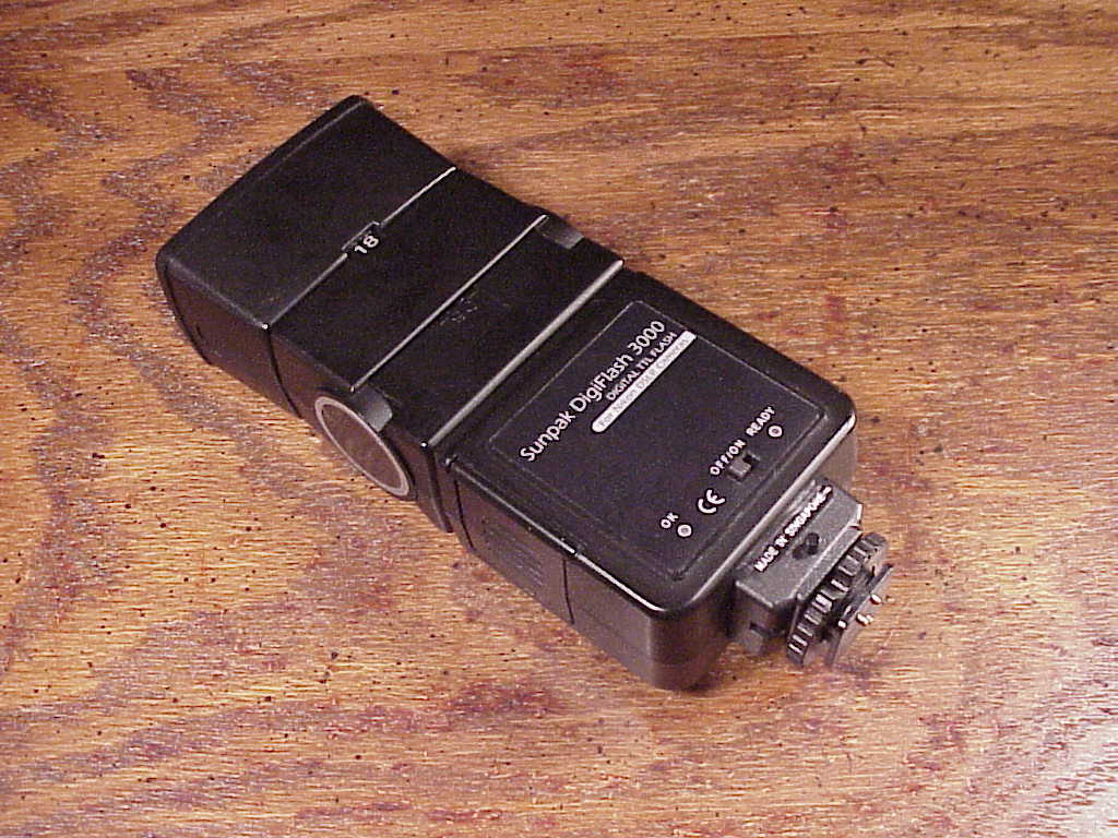 Sunpak Digiflash 3000 Digital TTL Electronic Flash Unit, tested, clean ...