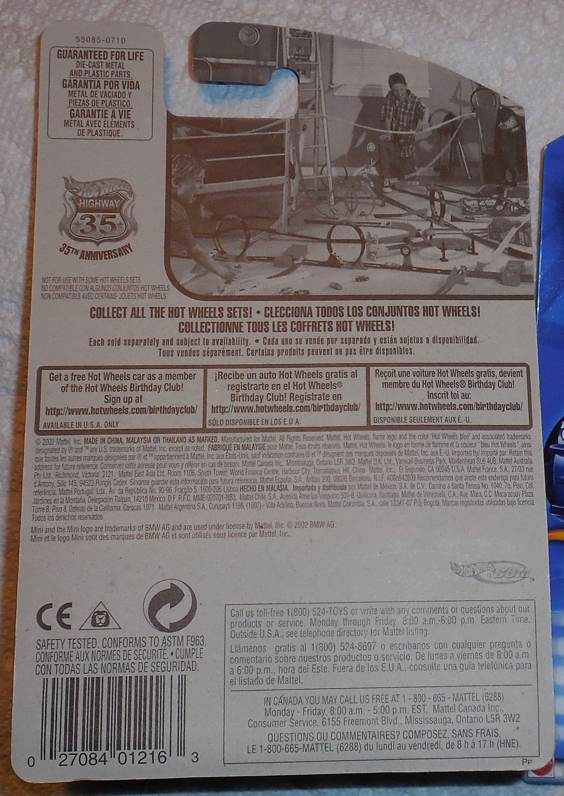 2002 Hot Wheels "Mini Cooper" Collector #200 On Sealed Card ...