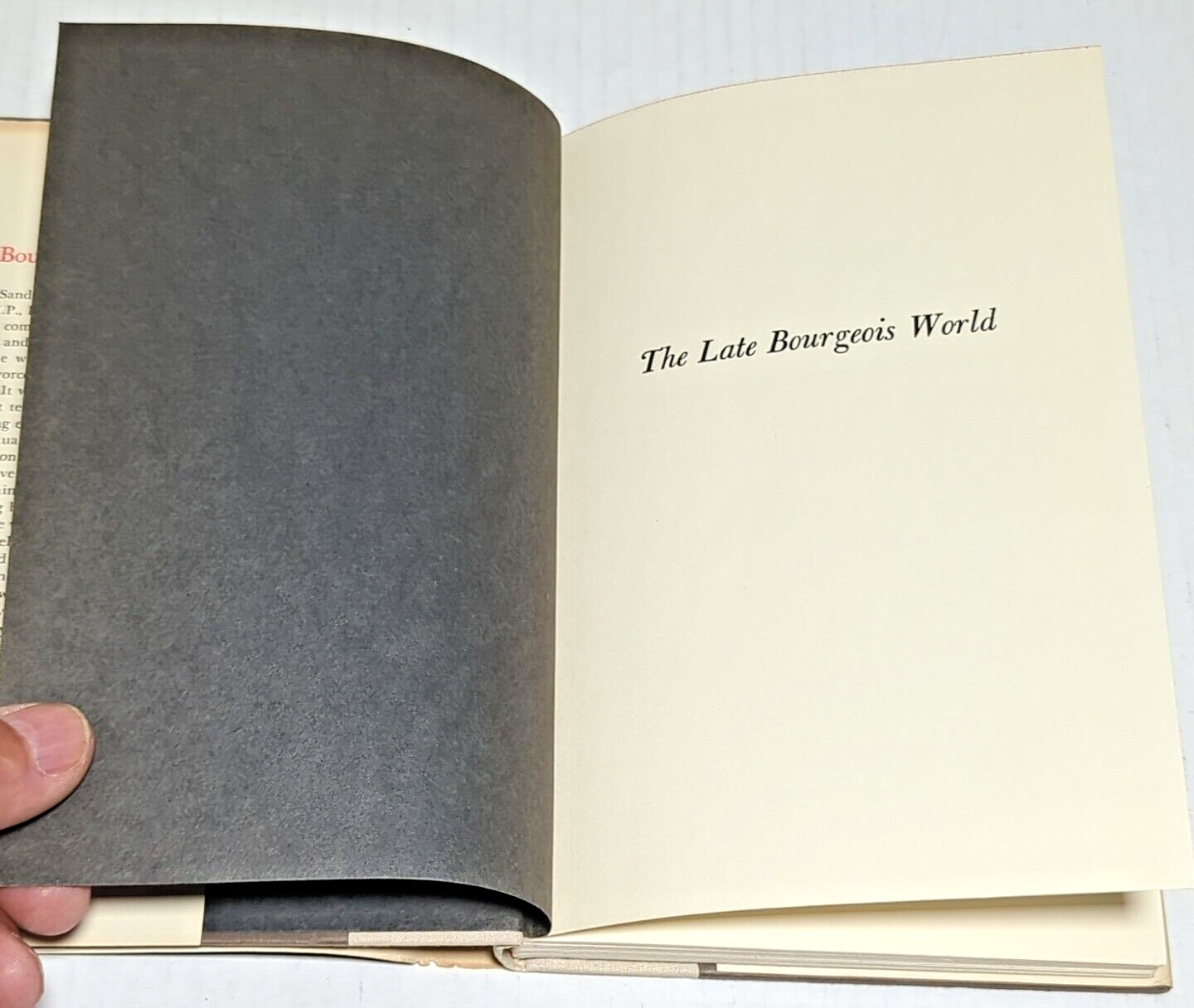 The Late Bourgeois World- Nadine Gordimer, 1966/first edition ...