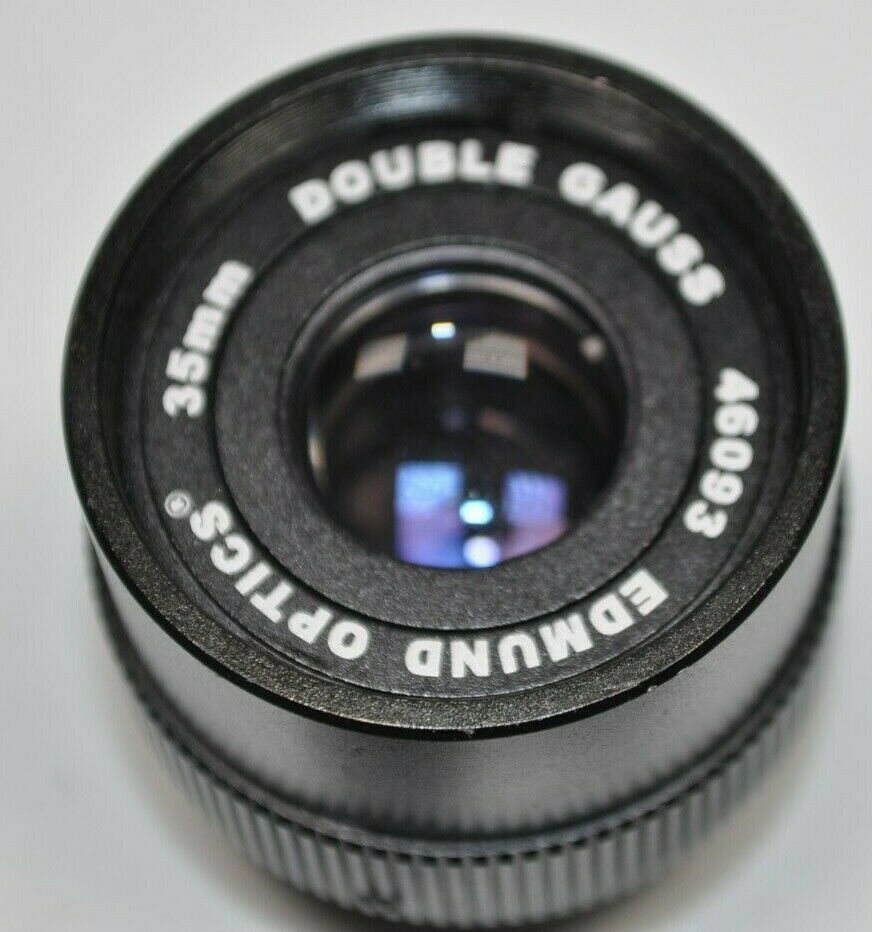 Edmund Optics 46093 Double Gauss C-Mount Macro Lens 35mm f/4 with Caps ...