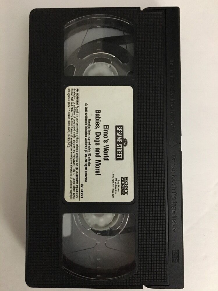 Elmos World-Springtime Fun(VHS,2002) Sesame Street Kids-TESTED-RARE ...