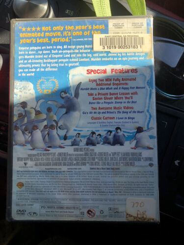 Full Screen Edition Happy Feet Movie DVD Ex-library - DVDs & Blu-ray Discs