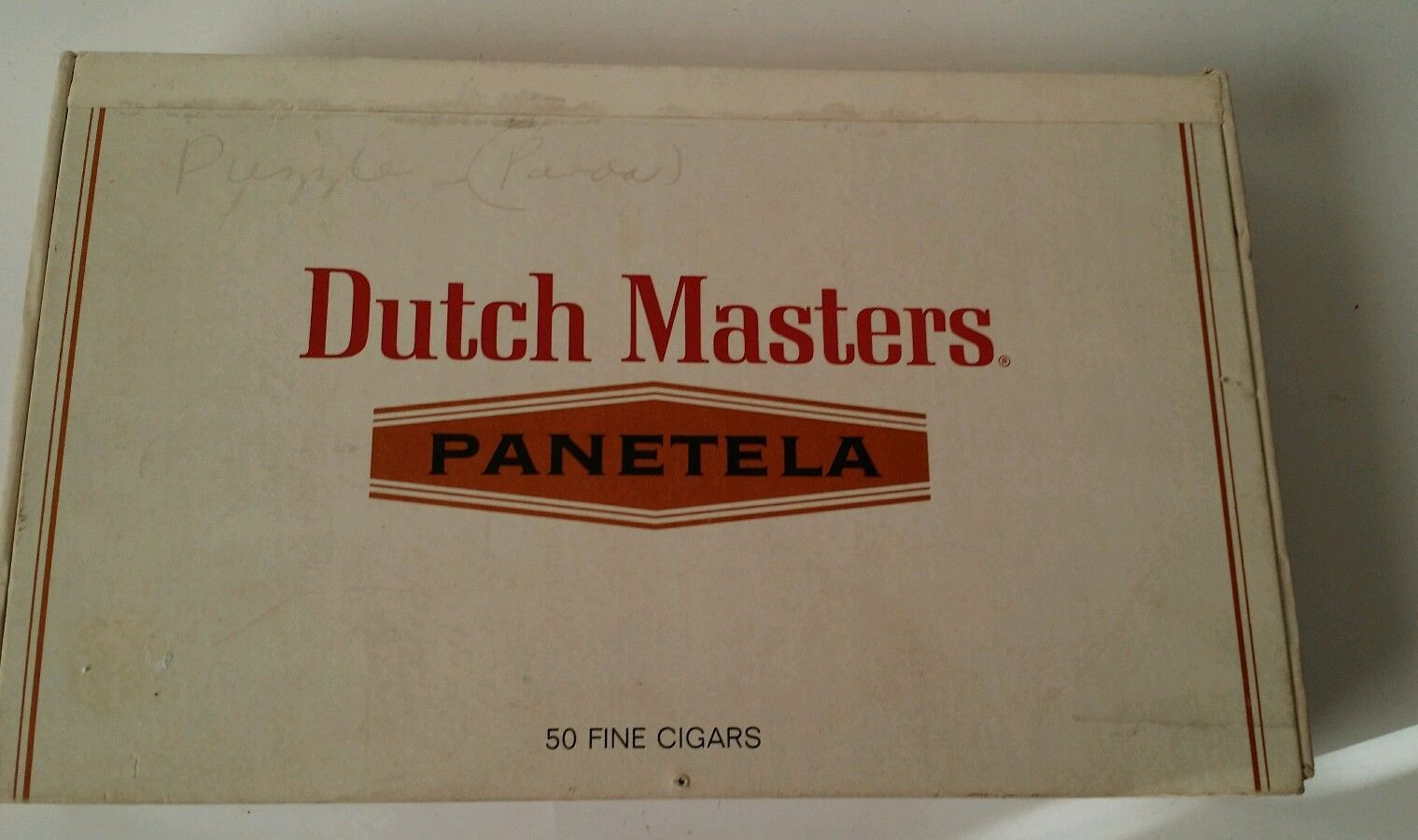 Vintage Dutch Masters Panetela 50 ct Fine cigar box - Cigar Boxes