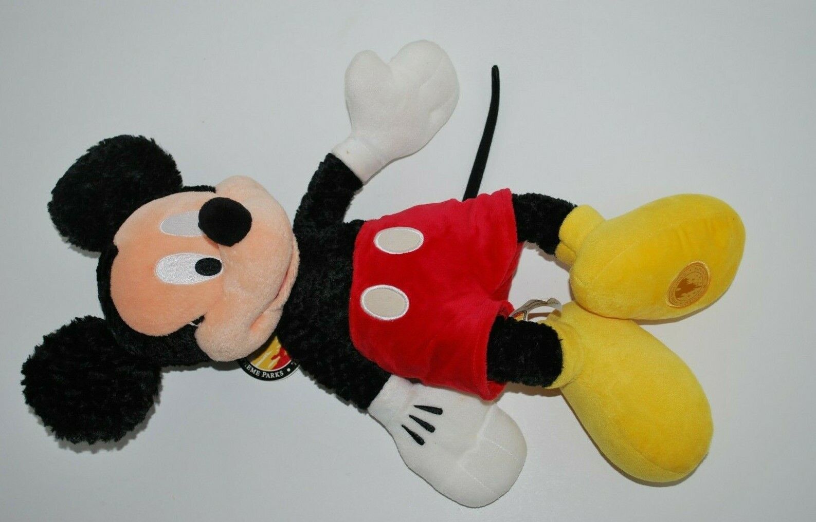Mickey Mouse Plush Animal 17" Toy fuzzy curly Walt Disney World ...