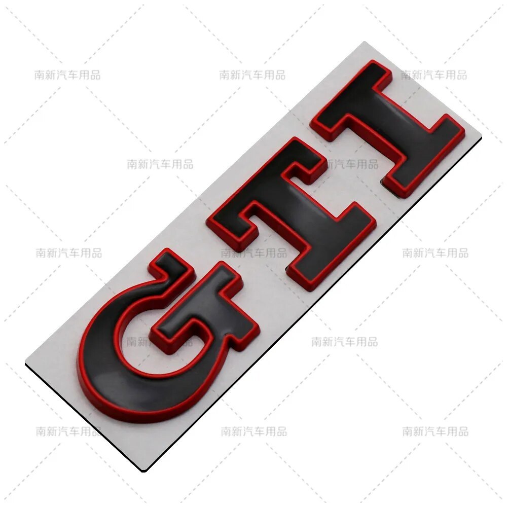 Car 3D Logo Decals Emblem Sticker For VW GTI Golf 2 3 4 5 6 7 MK2 MK3 ...