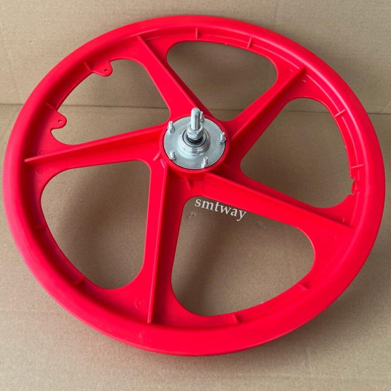 BMX Bicycle 20" PVC Sport Rim Complete (RED) Wheelset-Hub SeT- Freewheel 16T - Bicycle Tires ...