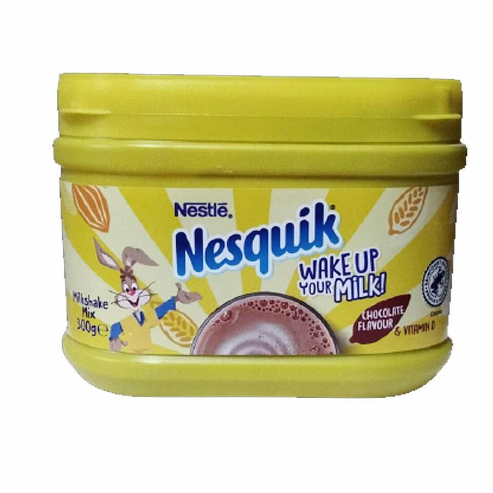 Nestle Nesquik Chocolate Flavour Milkshake Mix, (300 gm x 2 pack) Free ...