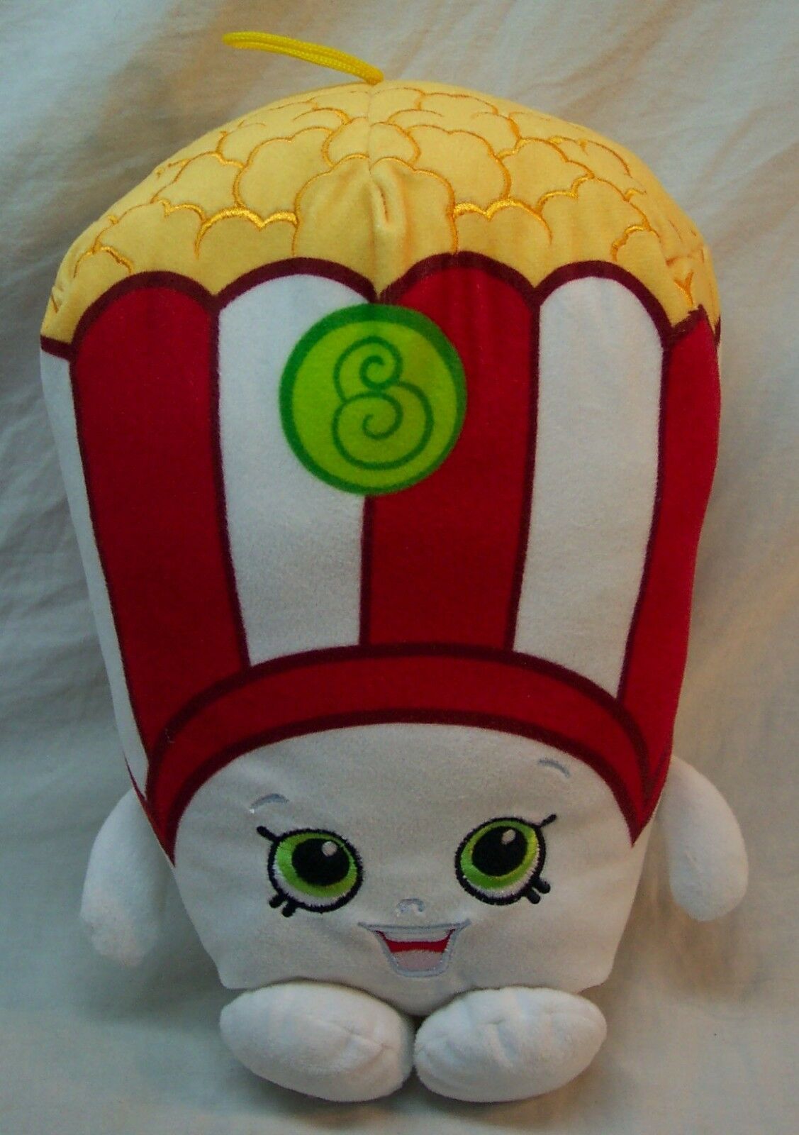 Shopkins POPPY CORN POPCORN CHARACTER 11" Pillow Plush STUFFED ANIMAL ...