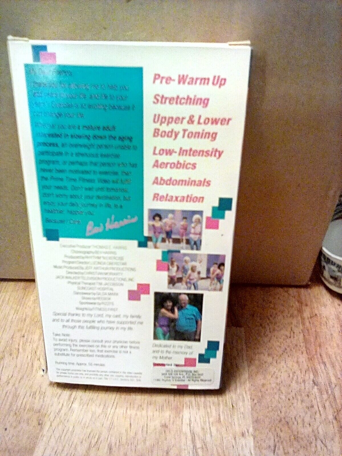 Prime Time Fitness VHS Exercise Tape Bev Harris Exercise Vintage 1990's ...