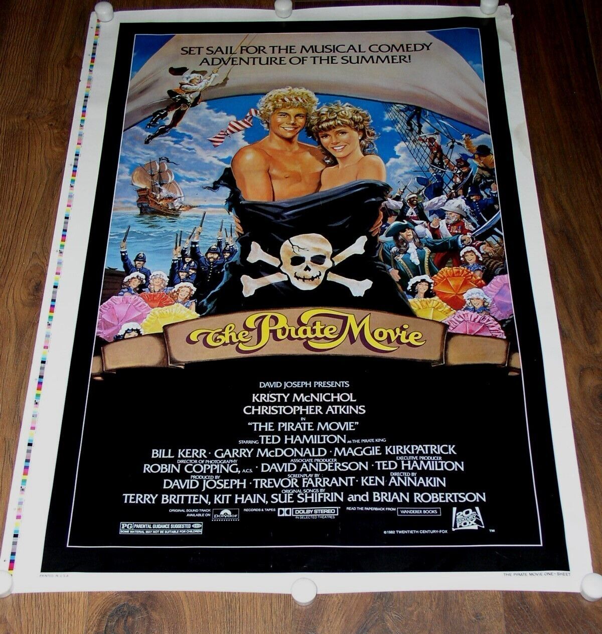 The Pirate Movie Kristy McNichol Movie Poster Vintage 1982 Christopher ...