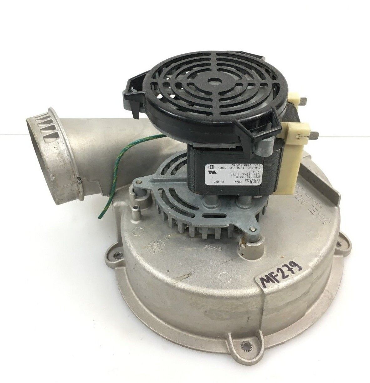 JAKEL J238-150-15165 Furnace Draft Inducer Blower Motor 117847-00 used ...