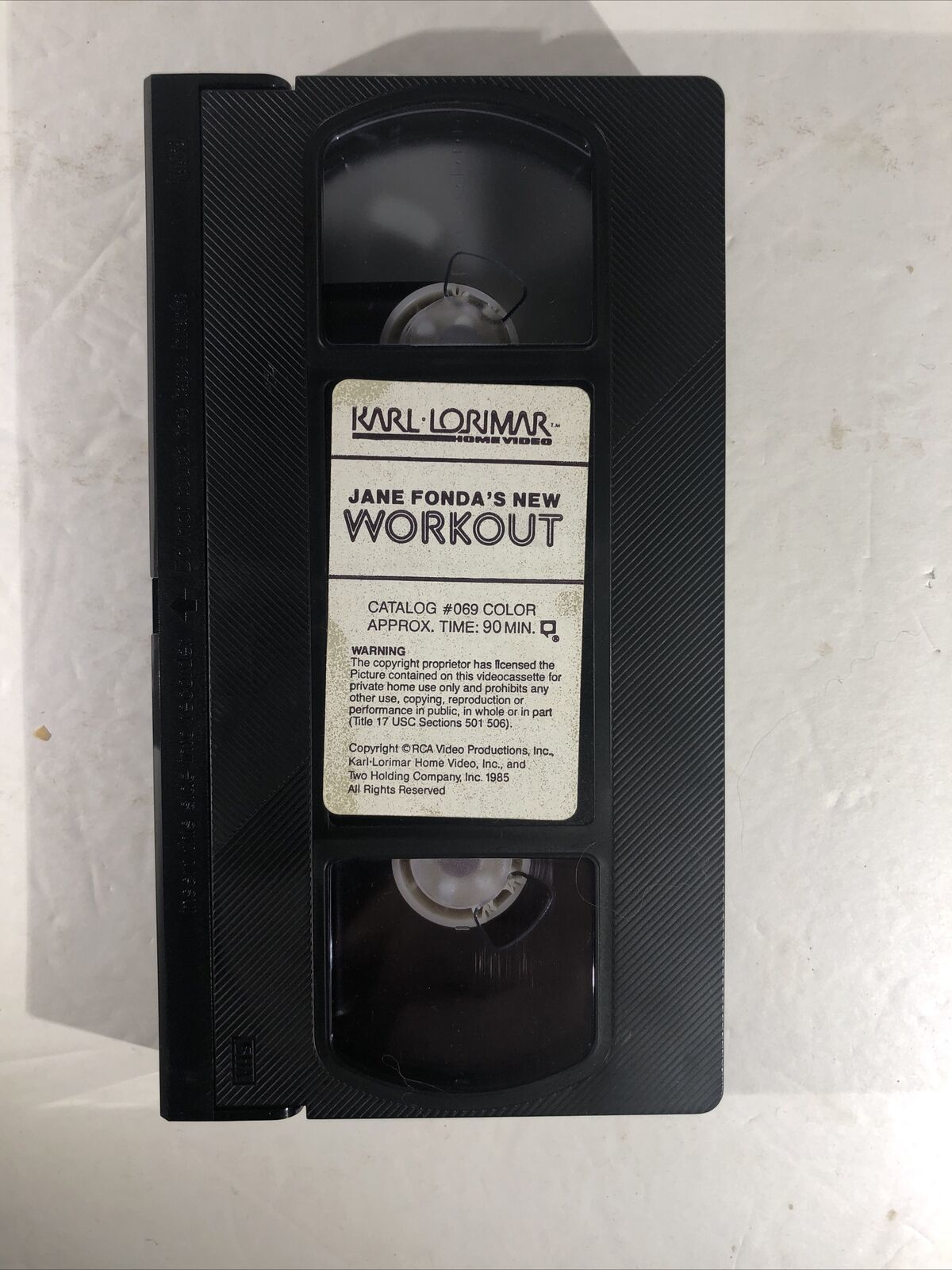 Jane Fondas New Workout (VHS 1986)TESTED-RARE VINTAGE COLLECTIBLE-SHIPS ...