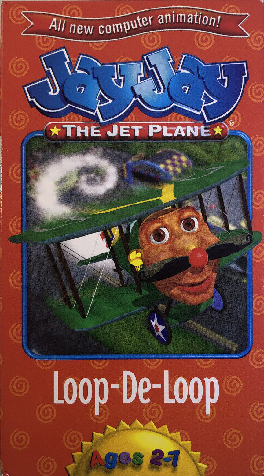 JAY JAY THE JET PLANE-LOOP-DE-LOOP(VHS 1999)TESTED-RARE VINTAGE-SHIPS N ...