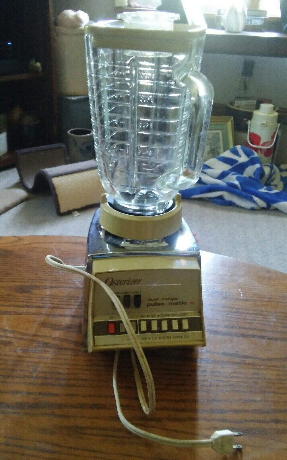 Vintgae Oster Dual Range Pulse Matic 16 Blender Glass Model 857 ...