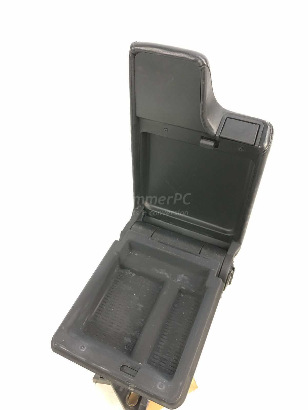 BMW E46 3-Series Black Leather Center Console Arm Rest w Cubby M3 1999 ...