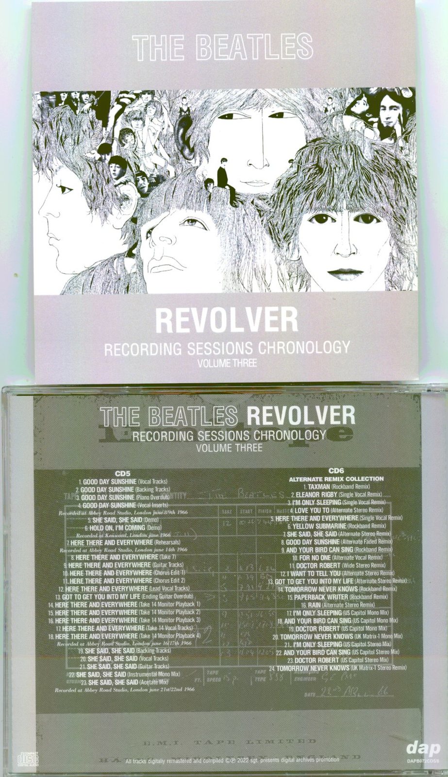 The Beatles - Revolver Recording Sessions Chronology Volume 3 ( 2 CD ...