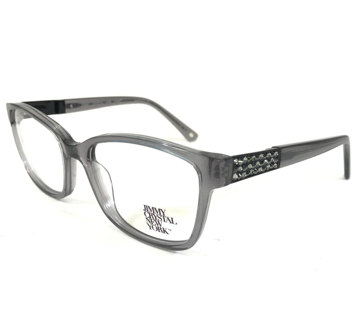 Jimmy Crystal Eyeglasses Frames ANTALYA MOONLIGHT Clear Gray Swarovski ...