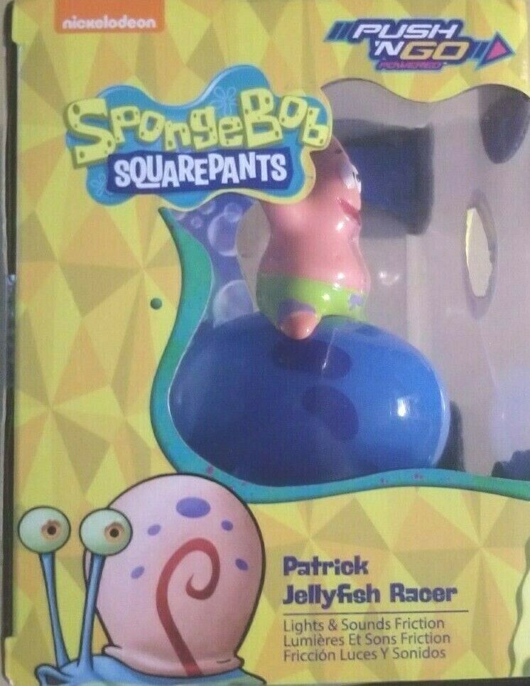 Nickelodeon Spongebob Squarepants Patrick Push N Go Light Up Jellyfish ...