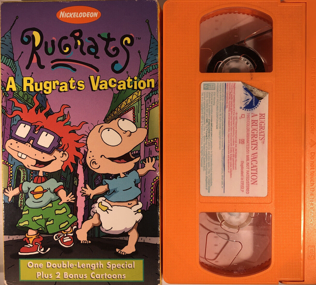 Rugrats-A Rugrats Vacation(VHS 1997)TESTED-RARE COLLECTIBLE-SHIPS N ...