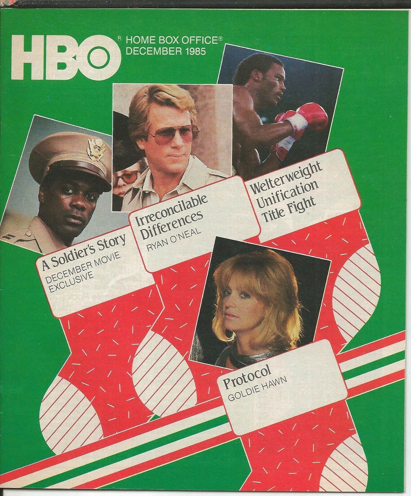 ORIGINAL Vintage Dec 1985 HBO Guide Magazine Protocol Goldie Hawn ...