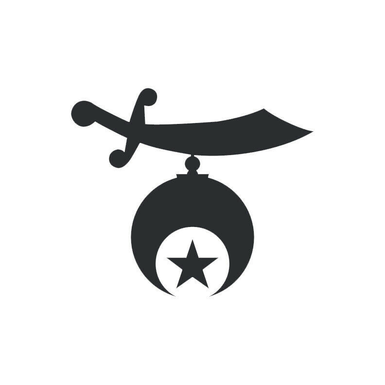 2x Shriners Logo Vinyl Decal Sticker Different colors & size for Car ...