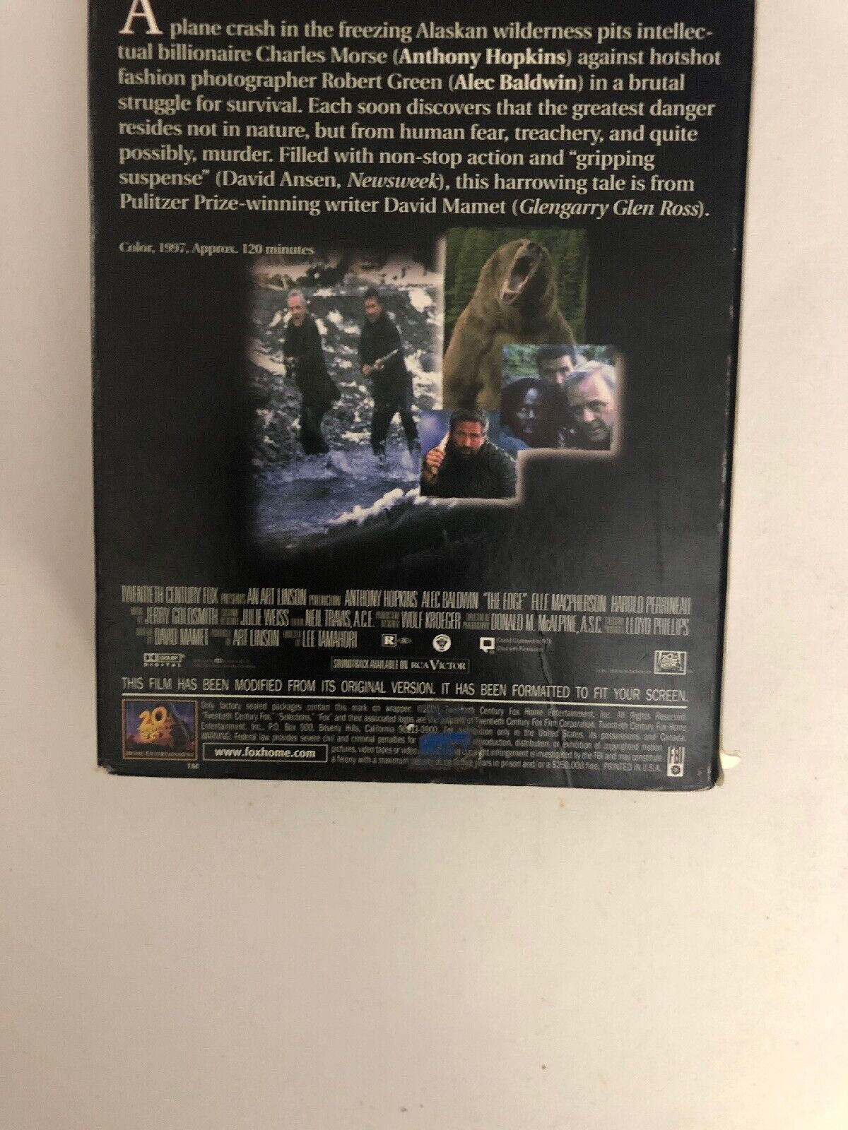 The Bord (VHS, 1998) Anthony Hopkins, Alec Baldwin, Elle Macpherson ...