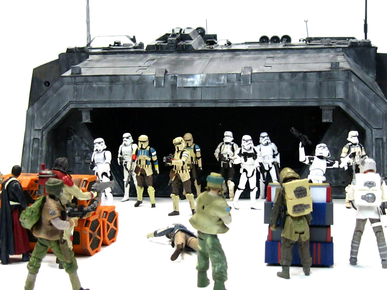 Star Wars Rogue One Scarif Imperial Bunker Custom Scratch Built LED ...